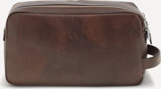 Brunello Cucinelli Leather Beauty Case Male UNI