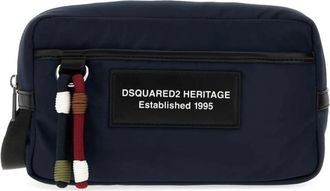 Dsquared2 Femme, Sacs, Bleu, Taille: ONE Size Beauty Case