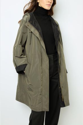 Gerard Darel Parka r&eacute;versible &agrave; capuche - TALIA - Vert Kaki