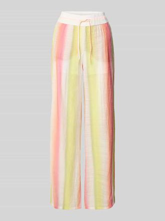 Marc Cain Wide Fit Stoffhose aus Viskose-Mix mit Tunnelzug
