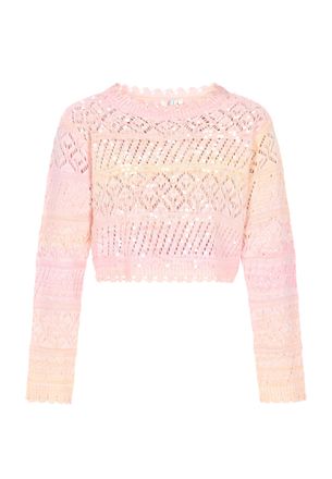 Izia Pullover Frauen hellrosa mehrfarbig