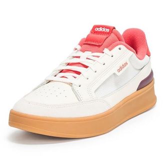 adidas Baskets Aspyre pour homme, Blanc/rouge vif/rubis aurore, 44 EU