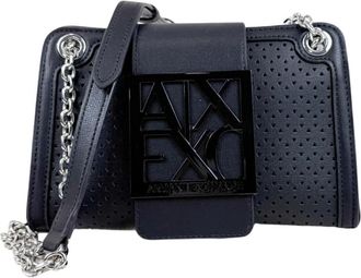 A|X Armani Exchange Femme, Sacs, Bleu, Taille: ONE Size Susy Laser Cut Tracolla