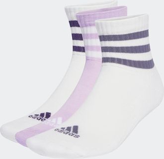 adidas Funktionssocken ADIDAS PERFORMANCE 3-STREIFEN CUSHIONED SPORTSWEAR LOW-CUT, 3 PAAR, Damen, Gr. XL (46/48), wei&szlig; (wei&szlig;, wei&szlig;, powder plum), Obermateria
