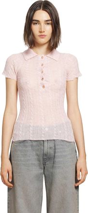Haikure Laurie Semi-Sheer Polo Shirt