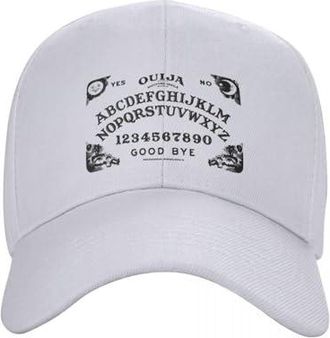 Generic Casquette de baseball tendance Ouija Board Casquette de baseball pour homme et femme Respirant Halloween Sorci&egrave;re Occulte Sorcellerie Papa Chapeau Cad