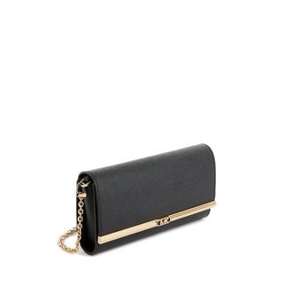 Michael Kors Mona Leder - schwarze Mona -Umhängetasche