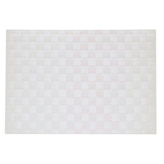 Excelsa Poker Tischset rechteckig, 42.5 x 30.0 cm, weiß