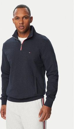 Tommy Hilfiger Sweatshirt Tipping Terry MW0MW44943 Dunkelblau Regular Fit