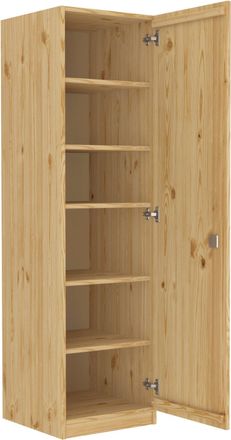 Erst-Holz B&uuml;roschrank, Badschrank, Garderobenschrank, Spind mit vielen F&auml;chern Kiefer Mass. 90.60-45