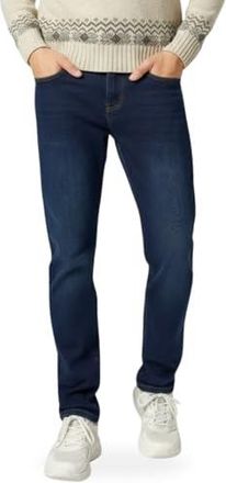 TONY BACKER Jeans molletonn&eacute;s pour Homme, Pantalon rembourr&eacute; pour Homme avec Polaire, Chaud pour lhiver, Jeans &eacute;lastiques Thermiques Confortables et Polyvalents p