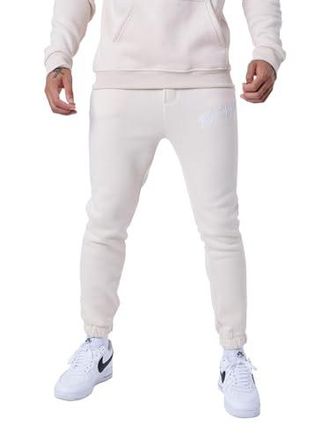 Project X Paris Bas de Jogging Basic Full Logo Broderie Ivoire S