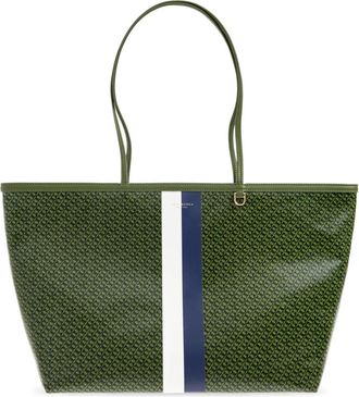 Tory Burch Femme, Sacs, Vert, Taille: ONE Size The Racer Shopper Bag