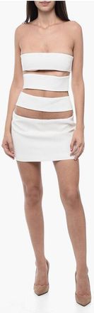 Mônot Off-Shoulder Sheath Dress with Cut-out Design size 38