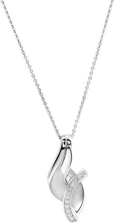 Zeeme Silber Anh&auml;nger mit Kette 925/- Sterling Silber rhodiniert Zirkonia