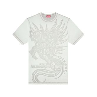 Diesel T-Shirts - - Tops - Herren - Grau - S