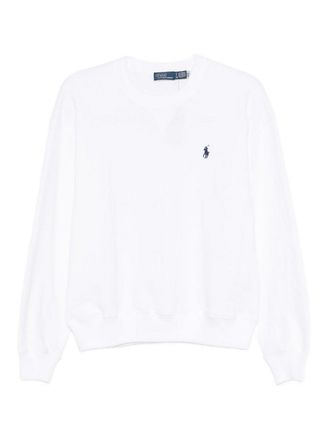 Polo Ralph Lauren Pull Col Rond - Blanc