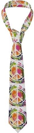 Generic Cravate DAffaires Symbole De Paix Color&eacute; Fine Cravates &Eacute;l&eacute;gant Cravate Pour Homme Pour F&ecirc;te Travail Mariage