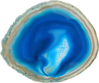 Cabilock Natürlicher Achatstein Untersetzer Rund 8-10cm Mit Hitzeschützendem Steinpad Für Zuhause Wohnzimmer Und Büro