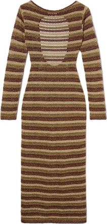 MC2 Saint Barth Femme, Robes, Multicolore, Taille: 38 FR Robyn Robe Tricot Lurex Ray&eacute;