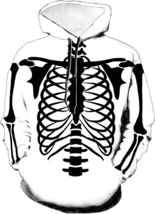 Generic Sweat-shirt &agrave; manches longues pour homme - Pour lext&eacute;rieur et lint&eacute;rieur, blanc, XXL