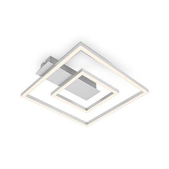 Briloner Plafonnier LED Frame, plafonnier LED blanc chaud, lampe 18W, lampe de salon, lampe de chambre, 320x300x50 mm (LxlxH)