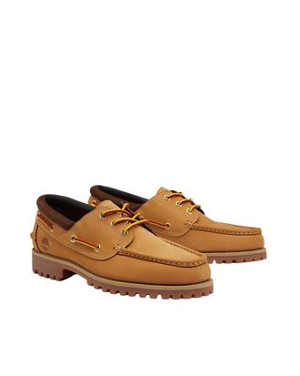 Timberland Mens Boat Shoe Wheat Nubuck Leather
