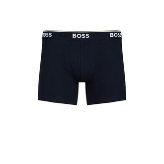 HUGO BOSS Lot de 3 boxers en coton m&eacute;lang&eacute;