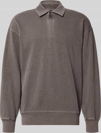 Carhartt Work in Progress Sweatshirt mit Polokragen