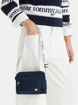 Tommy Jeans Handtasche Tjw Ess Daily Crossover AW0AW18462 Dunkelblau