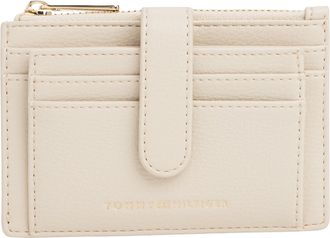 Tommy Hilfiger Damen Th Flag Cc Holder Aw0aw18027 Kartenhalter, Beige (Classic Beige)