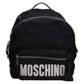 Moschino Fabric Backpack - - Bags - Damen - Schwarzk - ONE SIZE