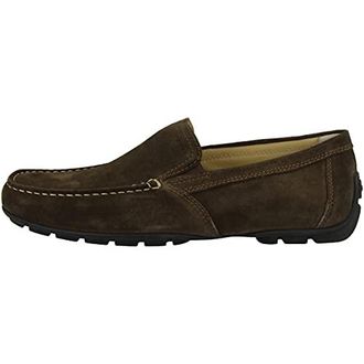 Geox Homme U Moner V Mocassins, Coffee, 43 EU