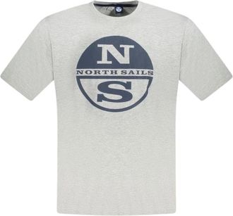 North Sails Baumwoll-T-Shirt - - Tops - Herren - Grau - L