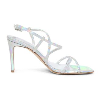 NCUB Schimmernde Mony Sandale in Silber - - Shoes - Damen - Grau - 39 EU