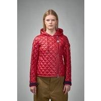 Moncler Corbelin Diamond-Quilted Hooded Down Jacket