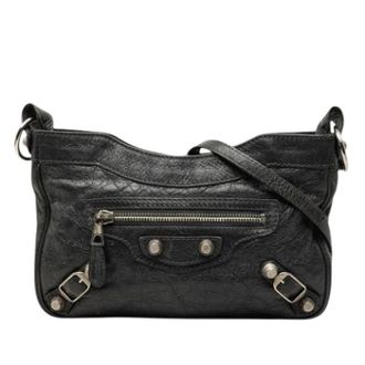 Balenciaga Sac bandouli&egrave;re Pre-owned Motocross Hip Giant 12 - Femme - Pre-owned - Noir - Taille: ONE Size
