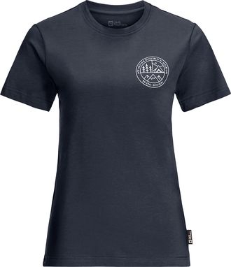 Jack Wolfskin Campfire T-Shirt Night Blue XS