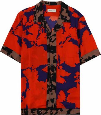 Dries Van Noten Hemd - Rot