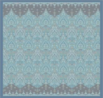 Bassetti ISOLABELLA Plaid aus 100% Baumwolle in der Farbe Azzurro C1, Maße: 180X250 cm - 9330134