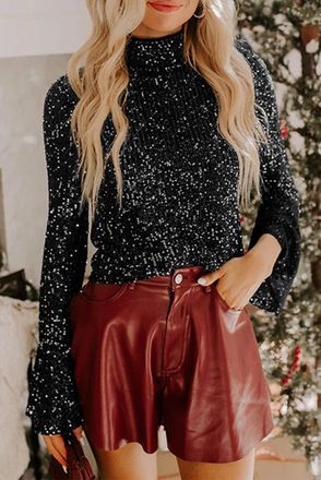 Azura Exchange Pailletten-Top