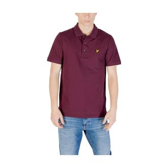 Lyle & Scott Homme, Tops, Rouge, Taille: XS Sp400Vog Polo &agrave; Manches Courtes