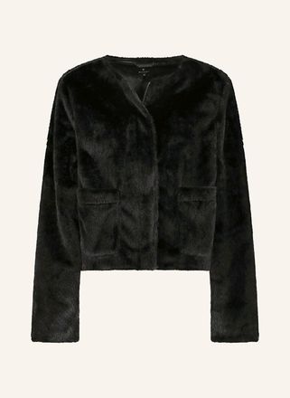 Monari Monari Kunstfell-Jacke schwarz
