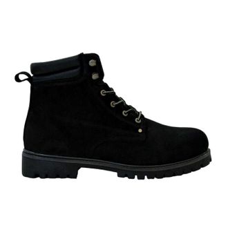 Nicholas Deakins Ash Stiefeletten f&uuml;r Herren, Leder, Gepolsterter Schaftrand (Schwarz)
