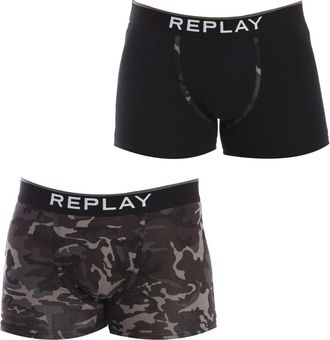 Replay 2er-Pack Boxershorts - - Underwear - Herren - Schwarzk - S