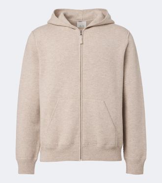 Allude Sweat-shirt &agrave; capuche en laine et cachemire
