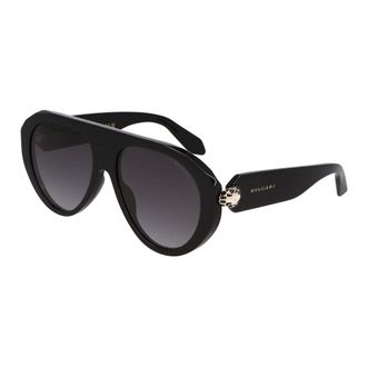 Bulgari unisex, Accessoires, Noir, Taille: 56 MM Lunettes de soleil style Aviateur