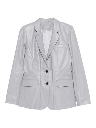 DESA 1972 Blouson En Cuir - Gris Clair