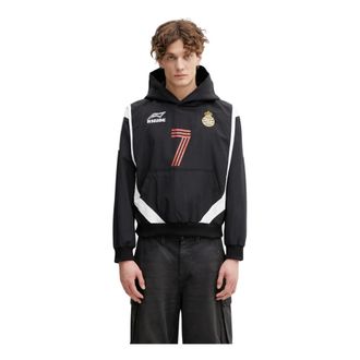 Rhude Lago Fu&szlig;balltrikot-Hoodie - - Sweatshirts & Hoodies - Herren - Schwarzk - XL