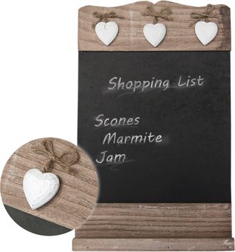 Just Contempo Chic Memo Chalkboard, Black